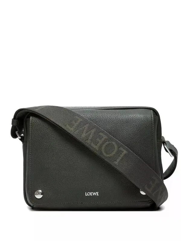 Loewe Medium Pebble Logo-strap Messenger Bag