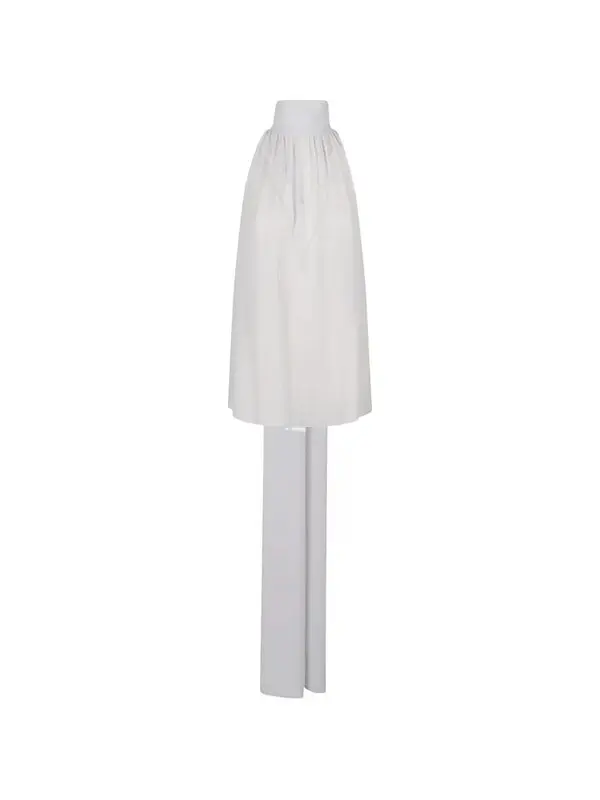Patrizia Pepe Tie-neck Top - White