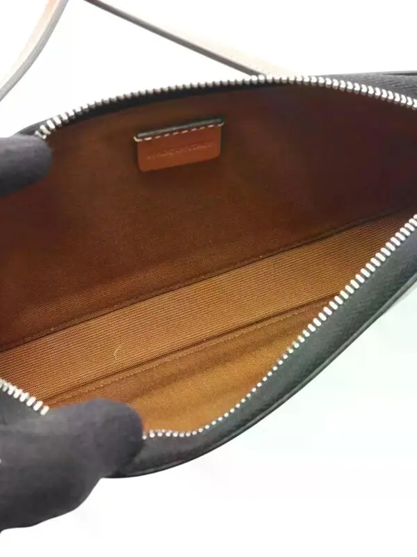 Celine Triomphe Coated Canvas Horizontal Pouch - Brown