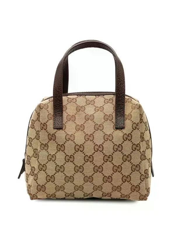 Gucci 2000-2015 Mini Gg Canvas Balthus Tofu Bag Handbag - Brown
