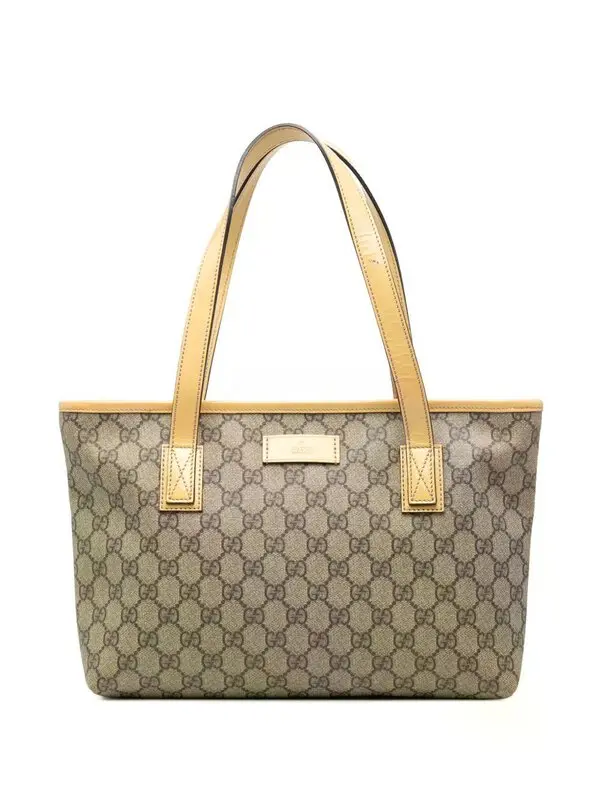 Gucci 2000-2015 Gg Supreme Joy Tote Bag - Brown