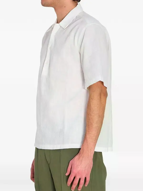 Barena Venezia Mola Lanchin Crinkled Short-sleeved Shirt