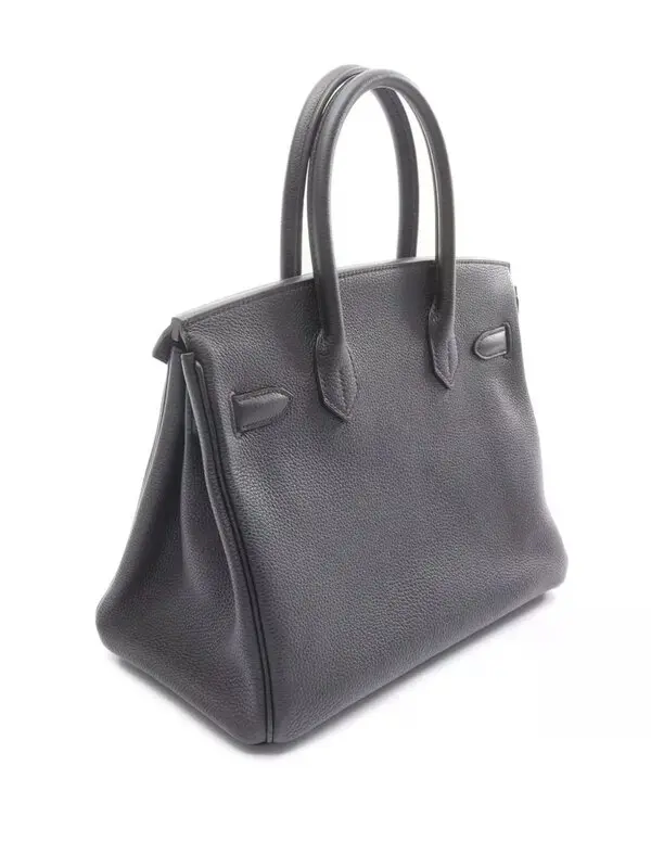 Hermès 2016 Togo Birkin 30 Handbag - Black