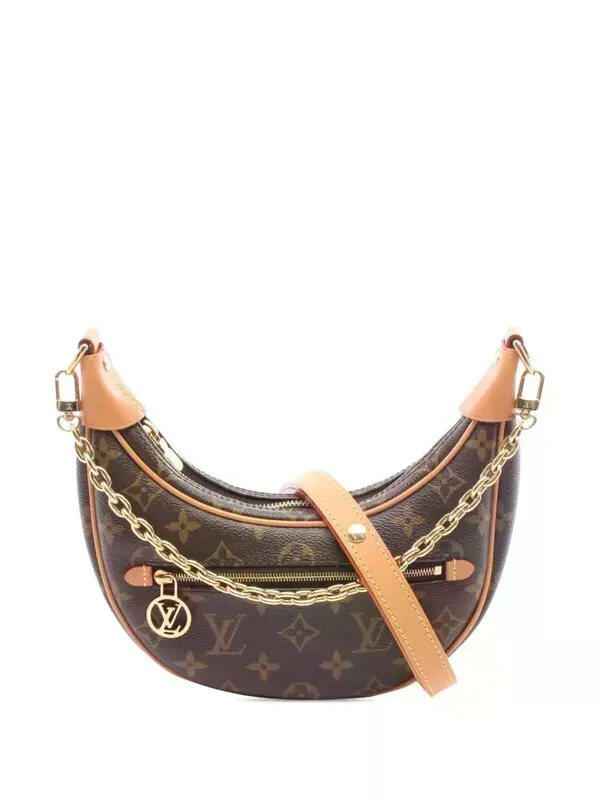 LOUIS VUITTON 2010-2026 Monogram Loop Shoulder Bag - Brown