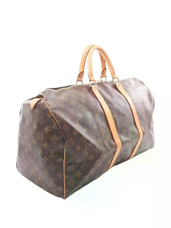 LOUIS VUITTON 2002 Monogram Keepall 50 Boston Bag