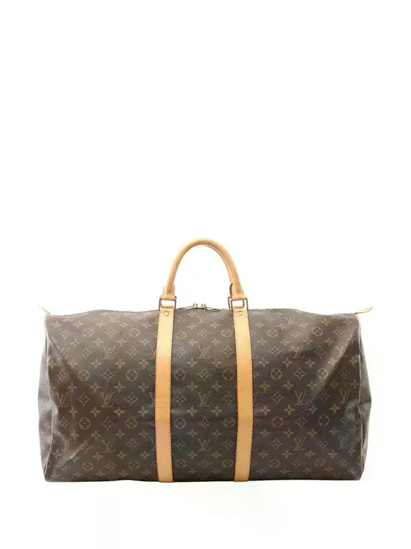 LOUIS VUITTON 2003 Monogram Keepall 55 Travel Bag