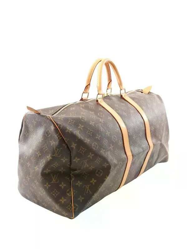 LOUIS VUITTON 2003 Monogram Keepall 55 Travel Bag