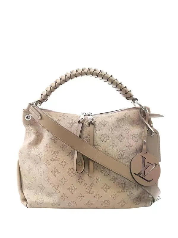 LOUIS VUITTON 2020 Monogram Mahina Beaubourg Hobo Satchel - Brown