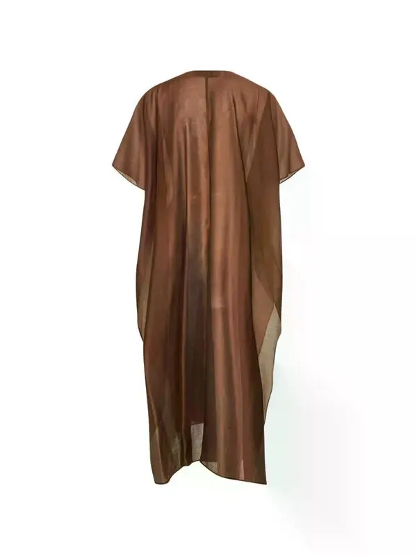 BLANCA VITA Kimono Dress - Brown