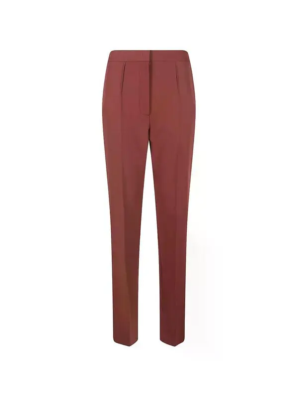 Patrizia Pepe Pleated Slim-fit Trousers