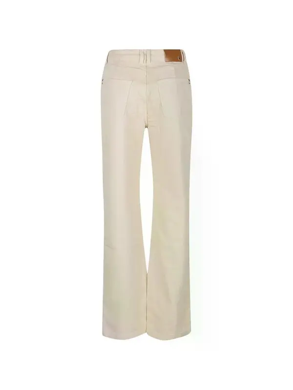 Patrizia Pepe High-waisted Straight-leg Jeans - Neutrals