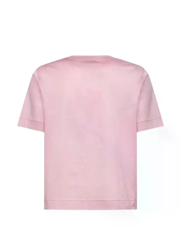 BLANCA VITA V-neck T-shirt - Pink