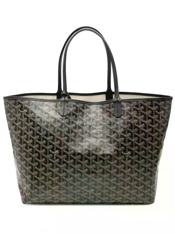 Goyard 2018 Goyardine Saint Louis Pm Tote Bag - Black