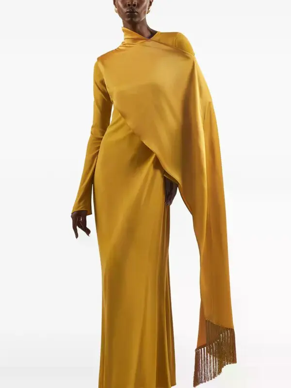 TALLER MARMO Mounia Draped Gown