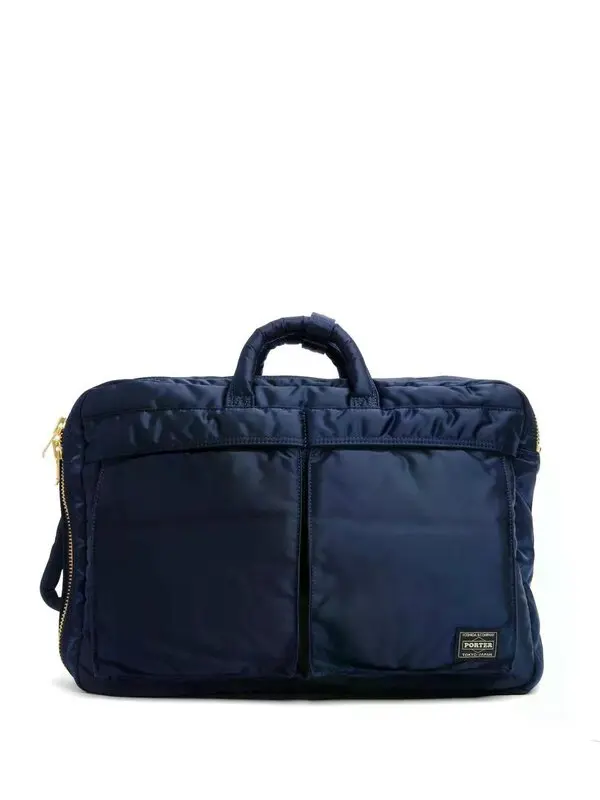PORTER Quilted Top Handle Laptop - Blue