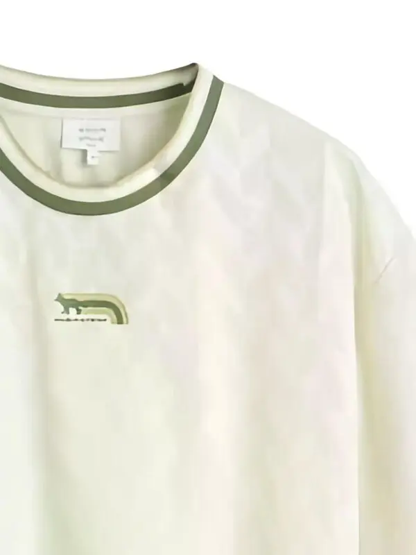 Maison Kitsuné Logo-detail Crew-neck T-shirt