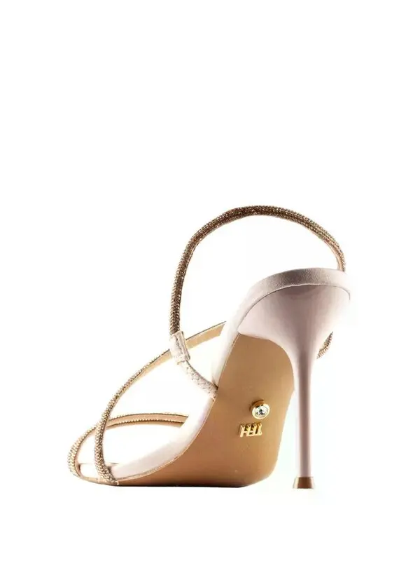 TWENTY FOURHAITCH Flamenco Embellished Strappy Sandals
