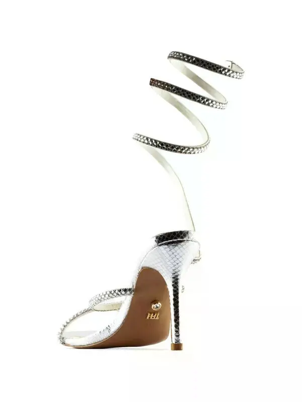 TWENTY FOURHAITCH Zejas Sandals - Silver