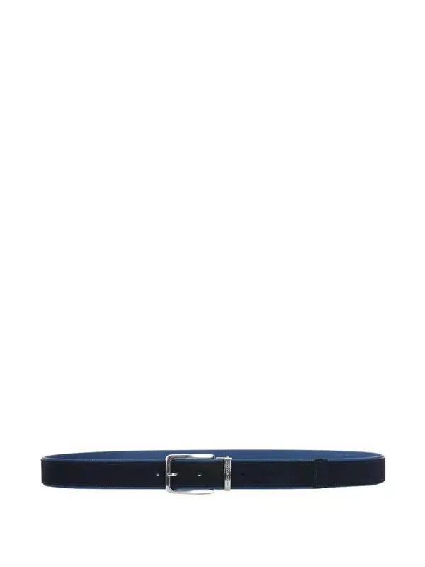 Emporio Armani Textured Belt - Blue