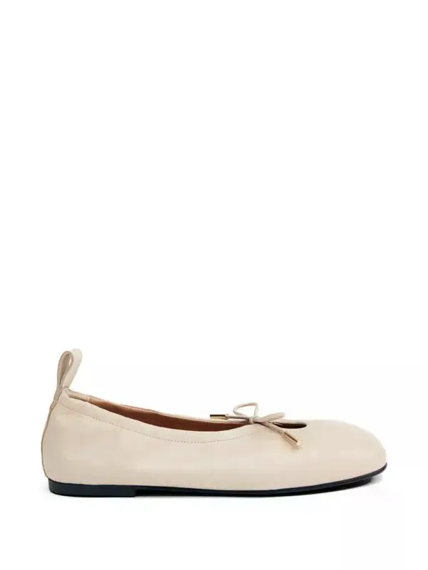 ALOHAS Rosalind Bow Ballet Flats - Neutrals