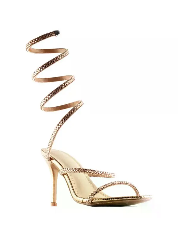 TWENTY FOURHAITCH Zejas Sandals - Gold