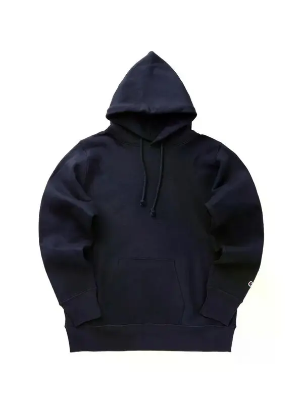 Champion Logo-detail Drawstring Hoodie - Blue