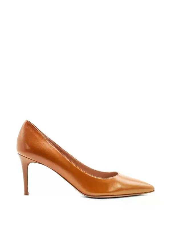 FESTA MILANO Pointed-toe Leather Pumps - Brown