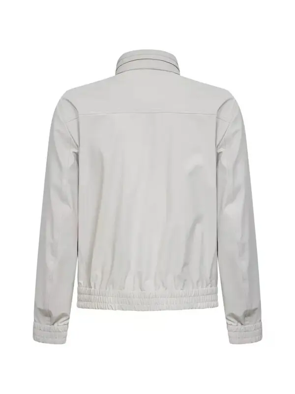 Brunello Cucinelli Snap-buttoned Zip-fastening Jacket - Grey