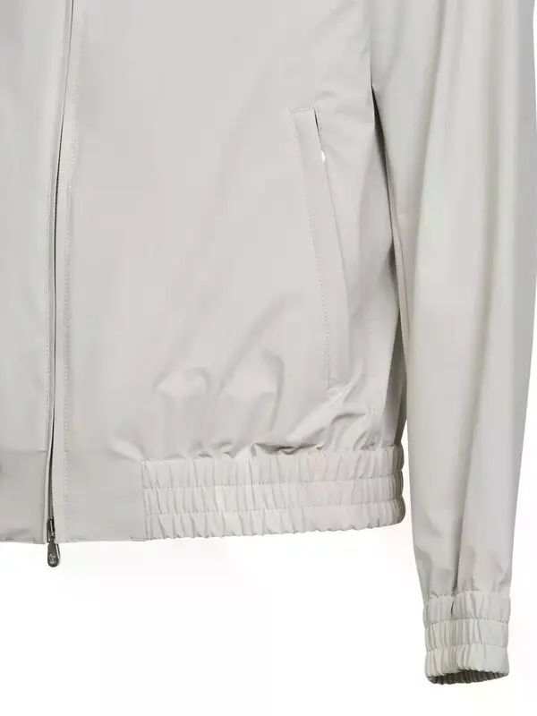 Brunello Cucinelli Snap-buttoned Zip-fastening Jacket - Grey