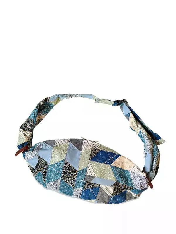 Kapital Yabane Patchwork-detail Bag - Blue