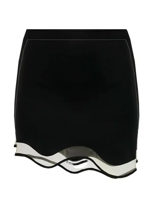 NENSI DOJAKA Asymmetric-hem Mini Skirt - Black
