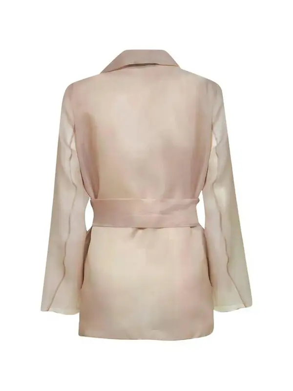 BLANCA VITA Lapel Belted Jacket