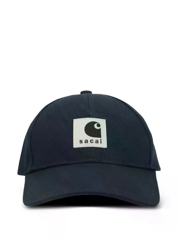 Sacai X Carhartt Wip Logo Patch Baseball Cap - Blue