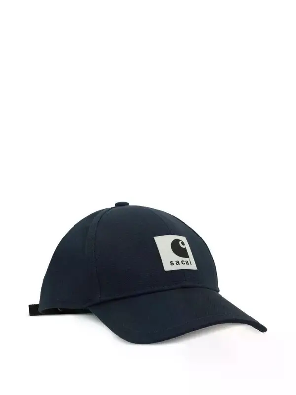 Sacai X Carhartt Wip Logo Patch Baseball Cap - Blue
