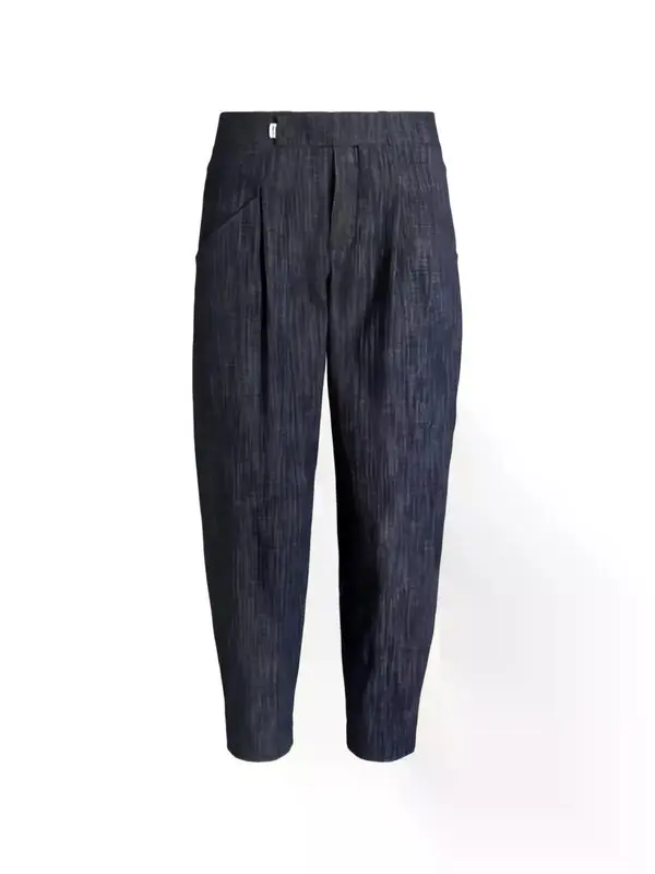PNTS Pleated Cropped Trousers