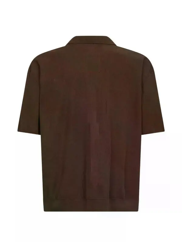 UMA WANG V-neck Polo Shirt