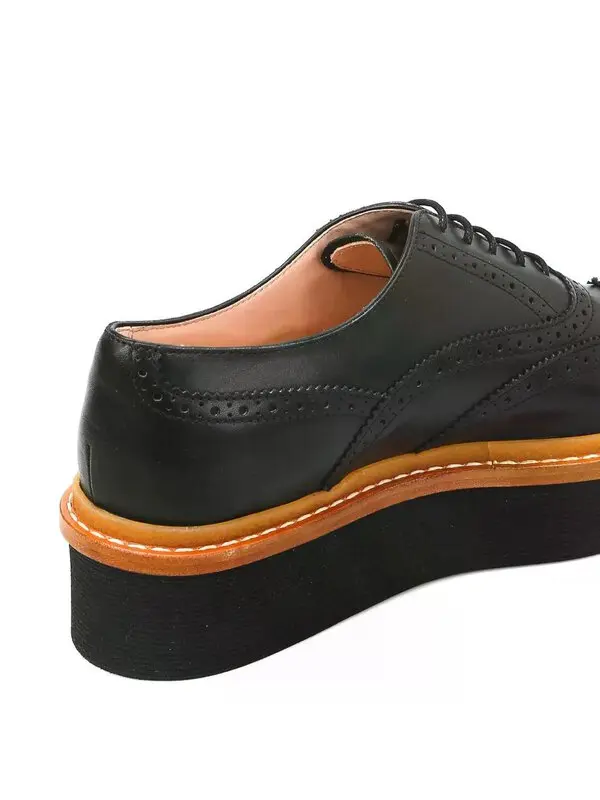 TOD'S Platform Brogue Derby Shoes
