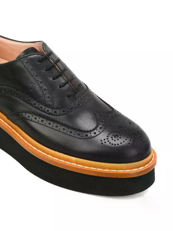 TOD'S Platform Brogue Derby Shoes