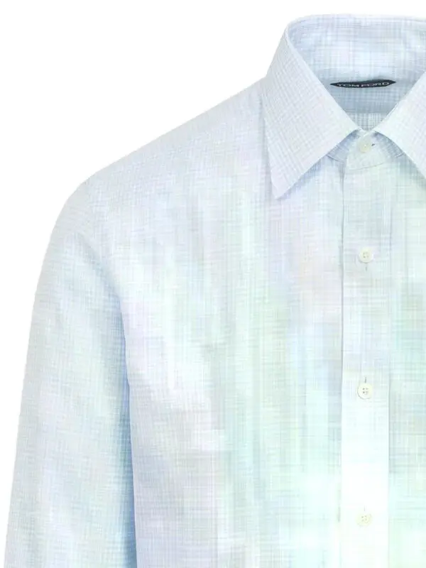TOM FORD Check Cotton Shirt