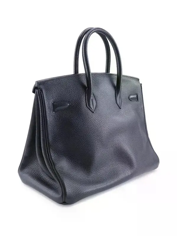 Hermès 2002 Birkin Retourne 35 Handbag - Black