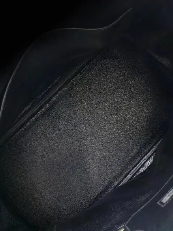 Hermès 2002 Birkin Retourne 35 Handbag - Black