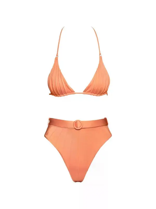NOIRE SWIMWEAR Belted Bikini - Orange