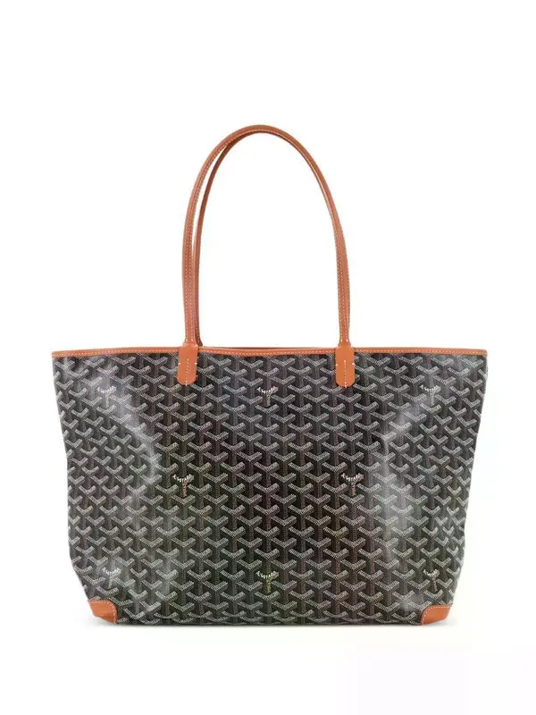 Goyard Artois Tote Coated Canvas Mm Shoulder Bag - Brown