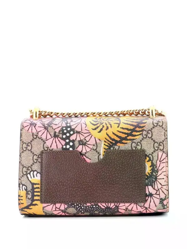 Gucci Padlock Bengal Print Gg Coated Canvas Small Shoulder Bag - Multicolour