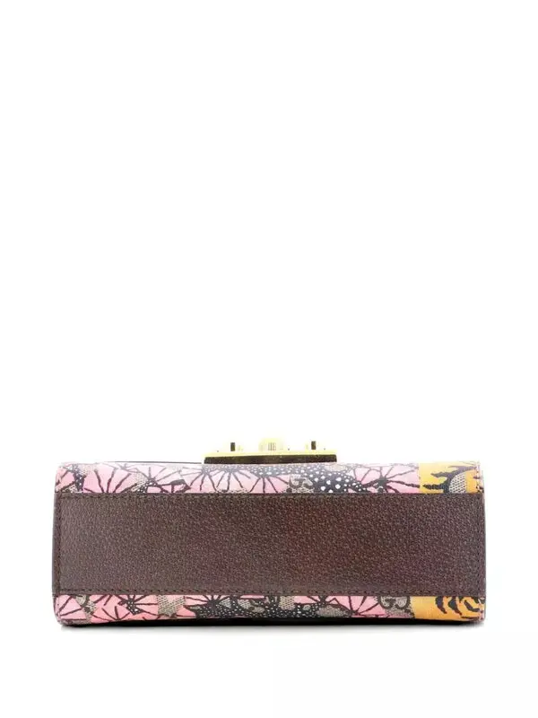Gucci Padlock Bengal Print Gg Coated Canvas Small Shoulder Bag - Multicolour