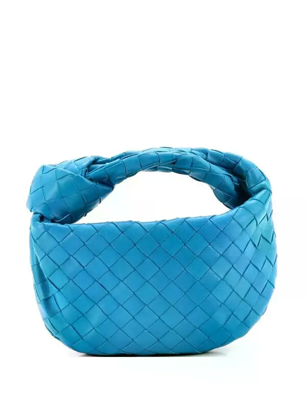 Bottega Veneta Bv Jodie Intrecciato Nappa Mini Hobo Bag - Blue