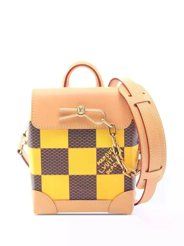 LOUIS VUITTON 2021-2026 Damier Pop Nano Steamer Satchel - Brown