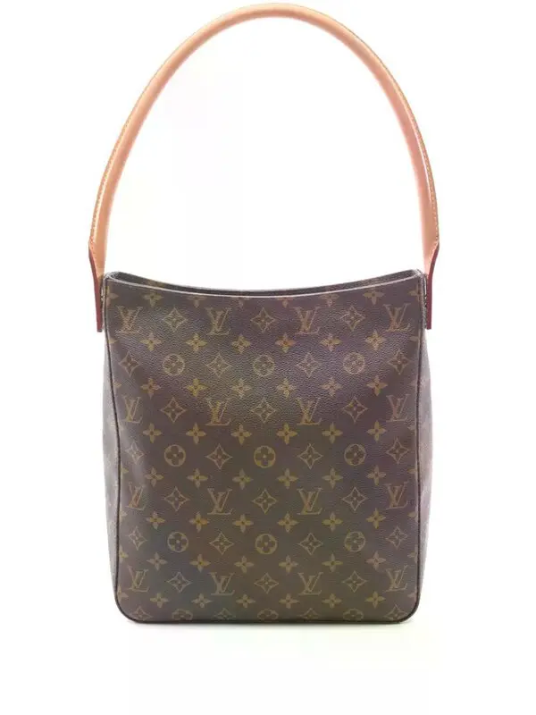 LOUIS VUITTON 2000 Monogram Looping Gm Shoulder Bag - Brown