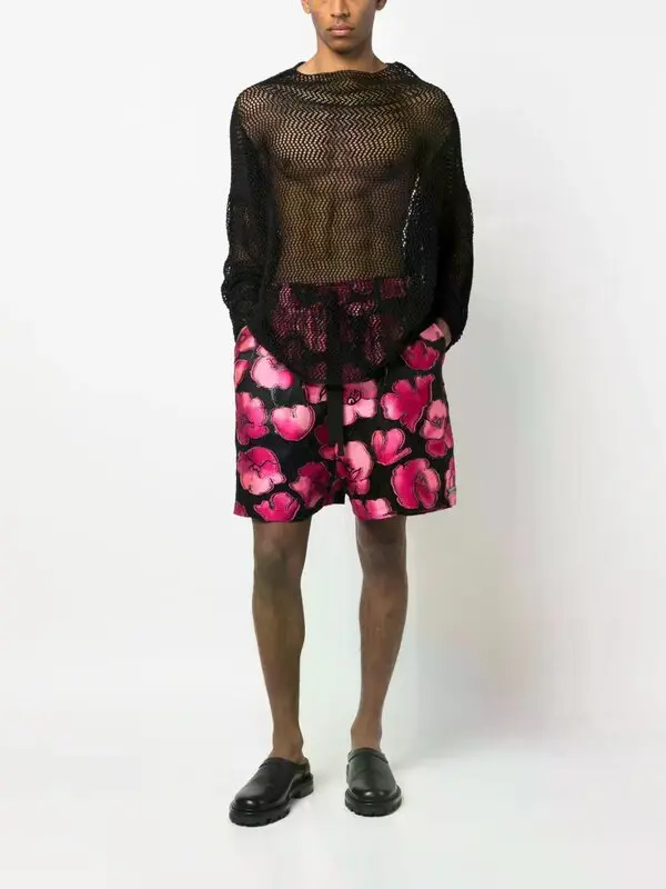 4SDESIGNS Floral Baggy Shorts