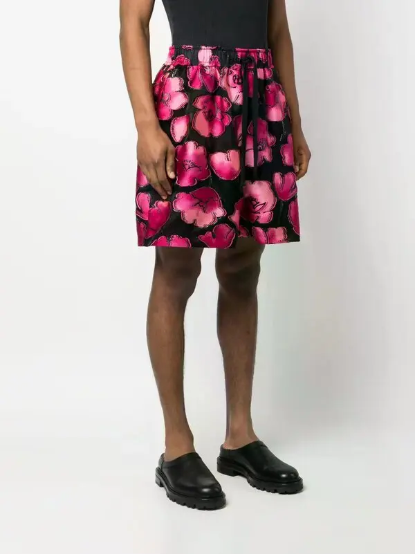 4SDESIGNS Floral Baggy Shorts